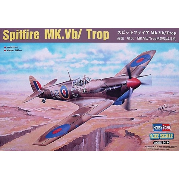 Hobby Boss 83206 Maquette Spitfire Mk.Vb/ Trop - francis miniatures