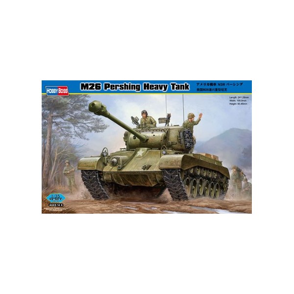 Hobby Boss 82424 Maquette M26 Pershing Heavy Tank - francis miniatures