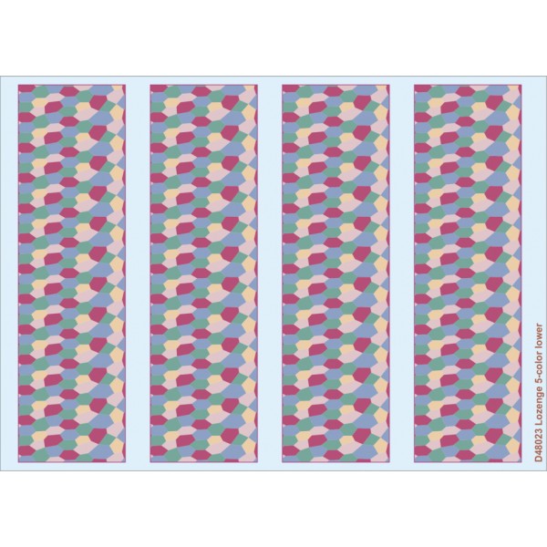 Eduard D48023 Decalques Lozenge 5-color lower Francis Miniatures