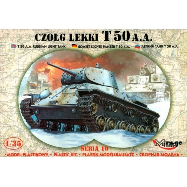 Mirage Hobby 35106 Maquette Tank T-50 Aplic Armor - francis miniatures