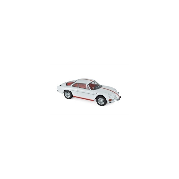 Miniature Alpine Renault A110 1600S 1971 - White with Red stripping ...